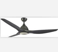 China 64 Inch 3 ABS Blade Ceiling Fan With Light Minimalistic Design Strong Wind Power for sale