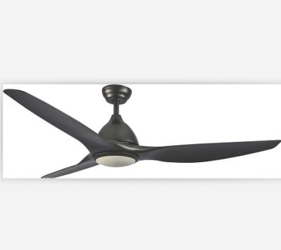 China 64 Inch 3 ABS Blade Ceiling Fan With Light Minimalistic Design Strong Wind Power for sale