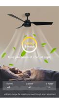 China Zhongpai simple design hot selling abs blade ac motor ceiling fan without light for sale
