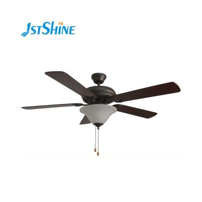China zhongpai living room 52 inch ceiling fan metal\mdf decorative lighting ceiling fan for sale