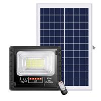 China 25w 150w 300 Watt Solar Flood Light 80lm/w 3.7V Outdoor Solar Powered Security Lights for sale