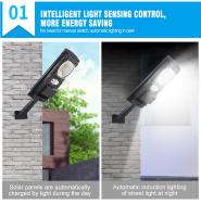 China 6500K 12v Dc 100W LED Solar Powered Street Light 110lm/W Home Using for sale