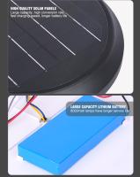 China 35/65/85CM Stainless Steel LED Solar Garden Light 6500LM Support Dimmer for sale