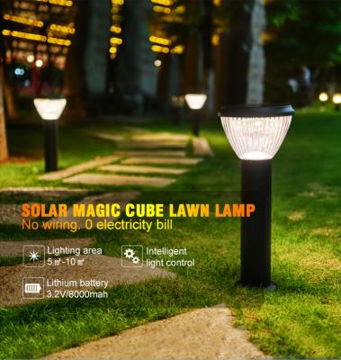 China 35/65/85CM Stainless Steel LED Solar Garden Light 6500LM Support Dimmer for sale