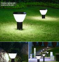China 35/65/85CM Stainless Steel LED Solar Garden Light 6500LM Support Dimmer for sale