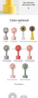 China Portable Battery Charging Fan Cool Mist Outdoor Travel Hand Fans Rechargeable Hand Fan for sale