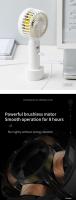China Portable Battery Charging Fan Cool Mist Outdoor Travel Hand Fans Rechargeable Hand Fan for sale