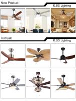 China Modern Decorative 4100k Crystal Ceiling Fan With Light Remote Control Invisible Retractable Blade for sale