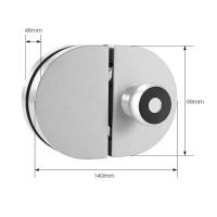 China wholesale price single side glass door lock for tempered glass for sale