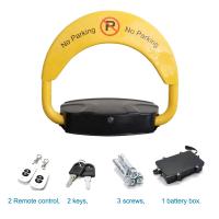China Hot sell O shape 180 degree anti-collision thicken Remote Control parking lock automatic parking lock for sale
