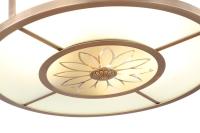 China 42 inch 3500K Remote Control Retractable Ceiling Fan Light 220VAc Invisible Blades for sale