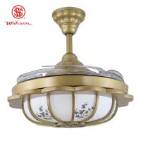 China 30000hours 5250lm Bladeless Led Ceiling Fan With Foldable Blades for sale