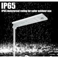 China Intelligent 60 Watt Led Solar Street Light 100lm/W Solar Battery Street Light for sale
