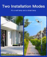 China 150W 250W 450W LED Solar Powered Street Light 6V 5 Modes Solar Road Lamp for sale