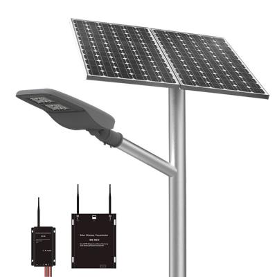 China All In One 14000lm 30W 80W LED Solar Powered Street Light 18V pole install for sale