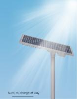 China Outdoor 3000 Lumen 18pcs LED Solar Powered Street Light IP65 Wateproof for sale