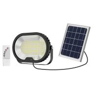 China Theme Park 7000K Remote Control Solar Security Light 100lm/W Ip65 Solar Flood Light for sale