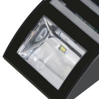 China Black 120LM LED Solar Sensor Wall Light outdoor 8-10Hours Working Time for sale
