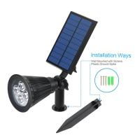 China Spike 6pcs LED Solar Garden Light Landscape Spotlights 200lm Outdoor for sale