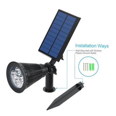 China Spike 6pcs LED Solar Garden Light Landscape Spotlights 200lm Outdoor for sale