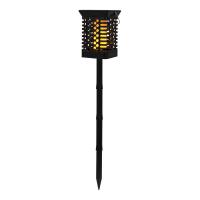 China Warm White IP65 75 LED Solar Garden Light 100lm/w Solar Flame Flickering Lamp Torch for sale