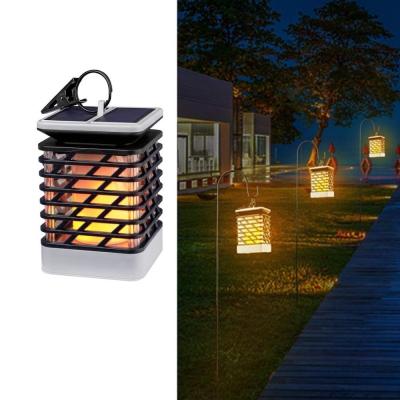 China Warm White 3500K 40LM Wireless LED Solar Garden Lanterns Solar Flame Torches for sale