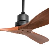 China 4100K 3 Blade Wood Ceiling Fan Light for sale