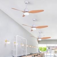 China 3 Blade 65W 120V Electric Remote Control Ceiling Fan Light 47 Inch Ceiling Fan for sale