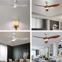 China Popular 52 Inch 90lm/W ABS Blade Ceiling Fan With Light 50000hours for sale