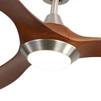 China Popular 52 Inch 90lm/W ABS Blade Ceiling Fan With Light 50000hours for sale