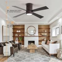 China 65W 48Inch 4  Metal Blade Modern Style Ceiling Fan for sale