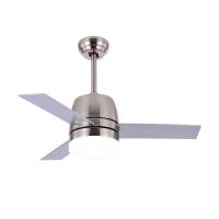 China 65W 3000K 36 Inch Ceiling Fan Light Iron 3 Blade Metal Ceiling Fan for sale