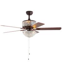 China Super Bright five Blade 2000 Lumen Metal Blade Ceiling Fan For Kitchen 65Watt for sale