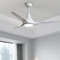 China 5 Speed 3CCT White ABS Blade Ceiling Fan For Restaurant 1500LM for sale