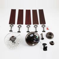China 4100K 3600LM Crystal Flush Mount Ceiling Fan Office Ceiling Fan With Light Pull Chain for sale