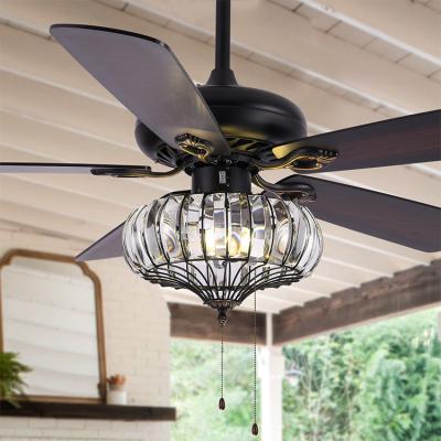 China Surface Mounting 120V 65W Industrial Ceiling Fan Light / 52 Inch 5 Blade Ceiling Fan for sale