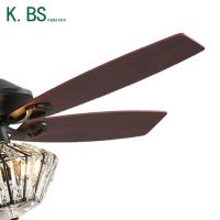 China 65W 120V Living Room Decorative Ceiling Fans / Sparkly Ceiling Fan Super Brightness for sale