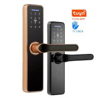 China Ttlock Tuya App 35mm Smart Electronic Lock Wifi Password for sale
