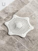 China 160*160*12mm Anti Clogging Silicone Sink Strainers / Silicone Floor Drain for sale