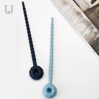 China 115mm ElasticReusable Silicone Food Ties 27g Environmental Friendly for sale