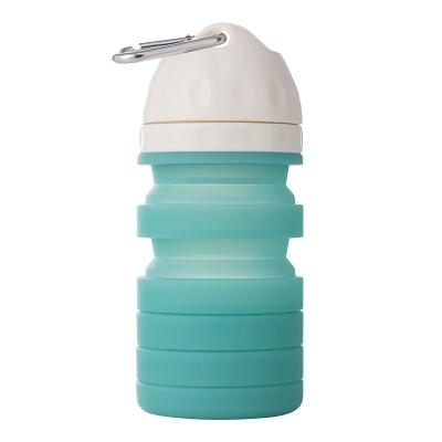 China Outdoor Silicone 570ml Pet Products Foldable Dog Drinking Cup for sale
