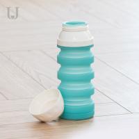 China Outdoor Silicone 570ml Pet Products Foldable Dog Drinking Cup for sale