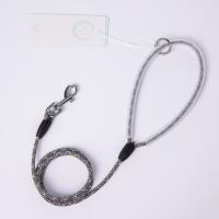 China Striped 150cm Polyester Chain Dog Lead Handle Puppy Training Leash for sale