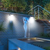 China Waterproof 200LM 21pcs LED Solar Sensor Wall Lights For Garden for sale