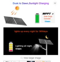 China 200lm Remote Control 6000k Led Solar Flood Light for sale