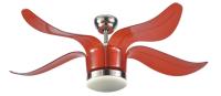 China Energy Saving 52Inch Indoor Electric Motor Cooling Fan 4 Blades Ceiling Fan With Lights for sale