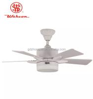 China 36 Inch Dimmable LED Ceiling Fan 5 Plywood Material White Color for sale