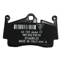 China 98735293901 Auto Brake Pad Porsche Boxster Brake Pad Replacement for sale