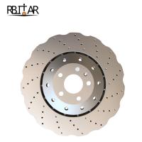 China 4G0615301E Auto Brake Disc Cross Drilled And Slotted For Audi A7 for sale