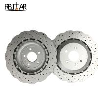 China Ribtar Cross Drilled Car Brake Disc For Audi A6 Oem 4G0615601 for sale